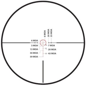 Monstrum G2 1-4x24 First Focal Plane FFP Rifle Scope | ZR300 H-Series Offset Scope Mount | Bundle