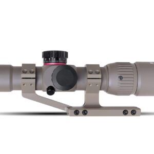 Monstrum G2 1-4x24 First Focal Plane FFP Rifle Scope | ZR305 H-Series Offset Scope Mount | Flat Dark Earth | Bundle