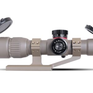 Monstrum G2 1-4x24 First Focal Plane FFP Rifle Scope | ZR305 H-Series Offset Scope Mount | Flat Dark Earth | Bundle