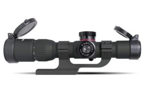 monstrum g2 1-4x24 first focal plane ffp rifle scope | zr300 h-series offset scope mount | bundle