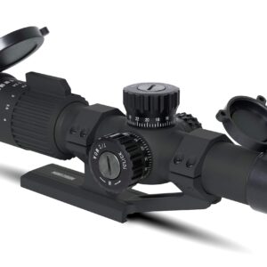 Monstrum G3 1-4x24 First Focal Plane FFP Rifle Scope | ZR305 H-Series Offset Scope Mount | Bundle