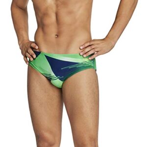 speedo men's swimsuit brief prolt printed team colors