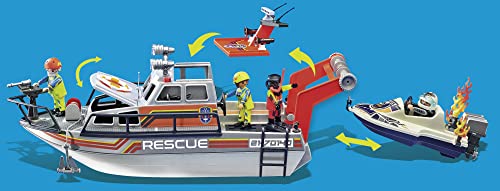 Playmobil Fire Rescue with Personal Watercraft