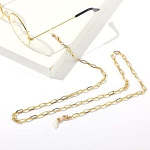 Eyeglass Chains Face Mask Chain Paperclip Link Chain Necklace Sunglasses Reading Glasses Retainer for Women