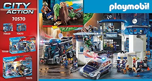 Playmobil Police Off-Road Car with Jewel Thief