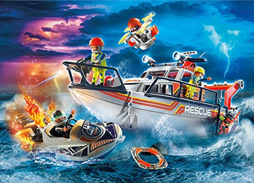 Playmobil Fire Rescue with Personal Watercraft