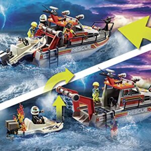 Playmobil Fire Rescue with Personal Watercraft