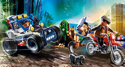 Playmobil Police Off-Road Car with Jewel Thief