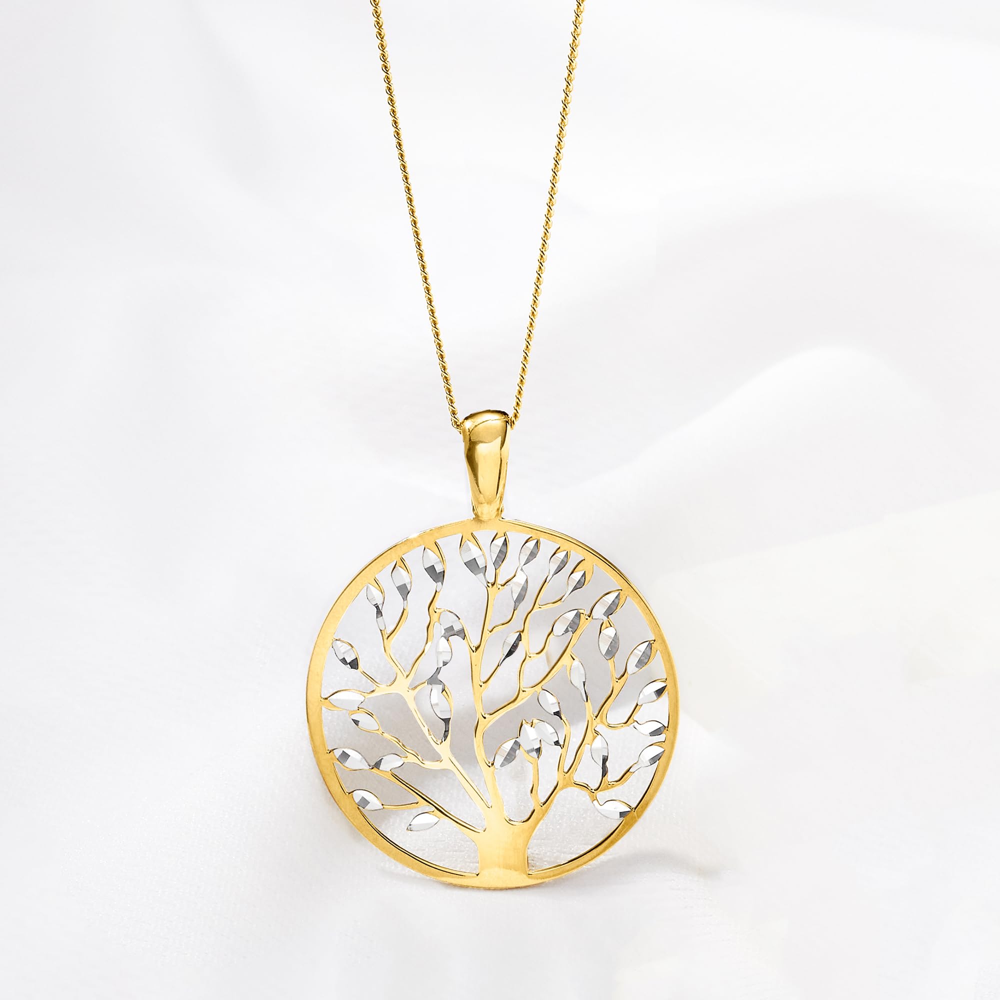 Ross-Simons Italian Cut-Out Tree of Life Pendant Necklace