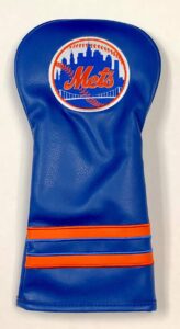 mlb new york mets golf vintage driver head cover (mets logo)