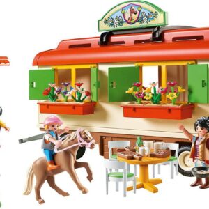 Playmobil Pony Shelter with Mobile Home