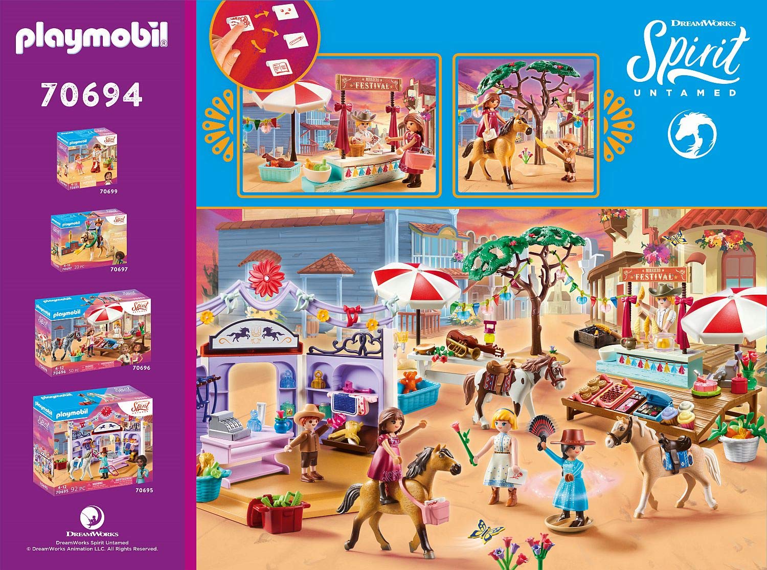 Playmobil DreamWorks Spirit Miradero Festival