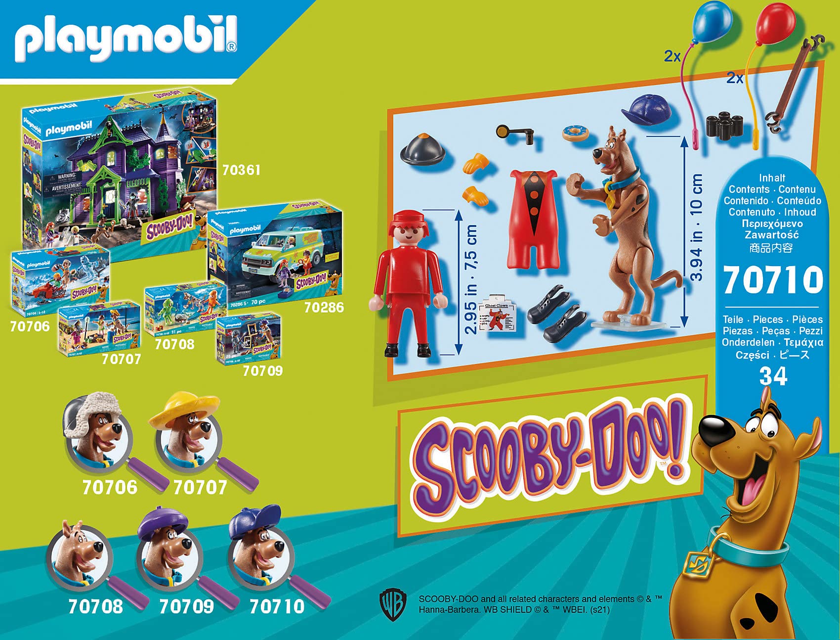 Playmobil Scooby-DOO! Adventure with Ghost Clown