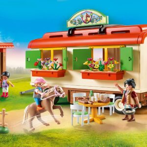 Playmobil Pony Shelter with Mobile Home