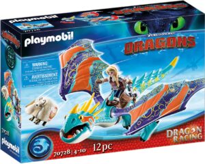 playmobil dragon racing: astrid and stormfly