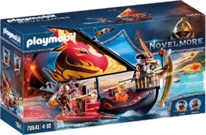 playmobil burnham raiders fire ship