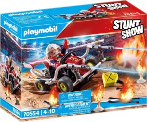 playmobil stunt show fire quad