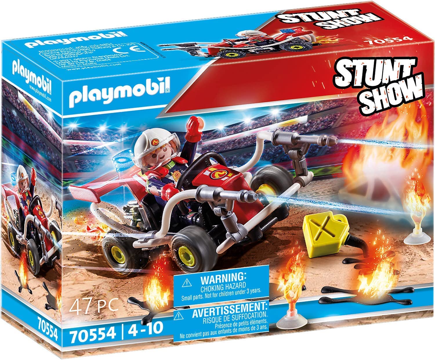 Playmobil Stunt Show Fire Quad