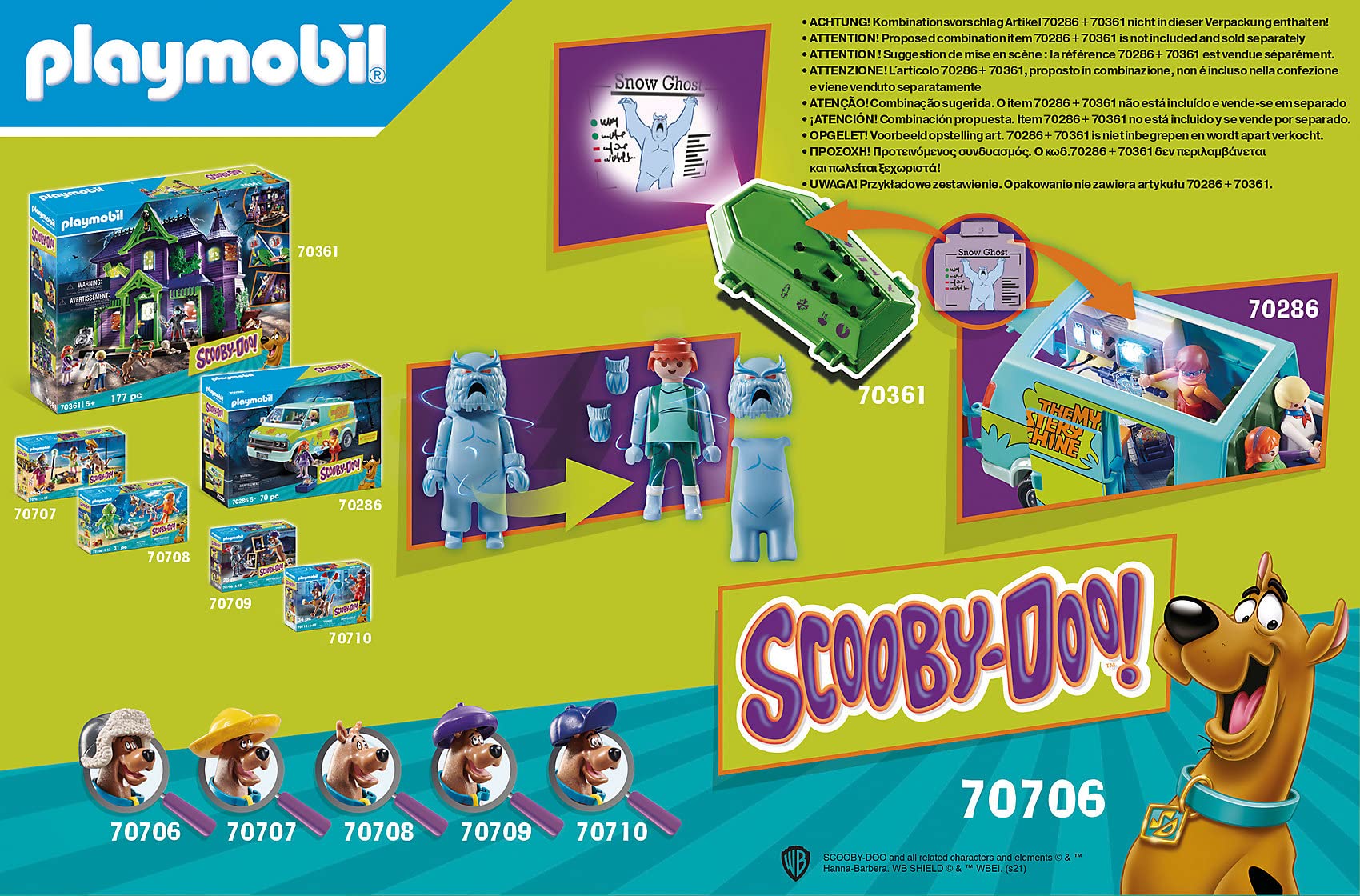 Playmobil Scooby-DOO! Adventure with Snow Ghost