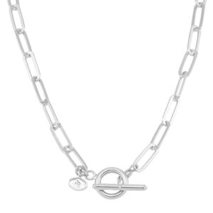 silpada 'let's link' chain necklace in sterling silver, 17"