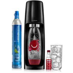 sodastream x Sparkling Water Maker Limited Edition Bundle (Black) Fizzi Kit With bubly Drops, 1 Liter