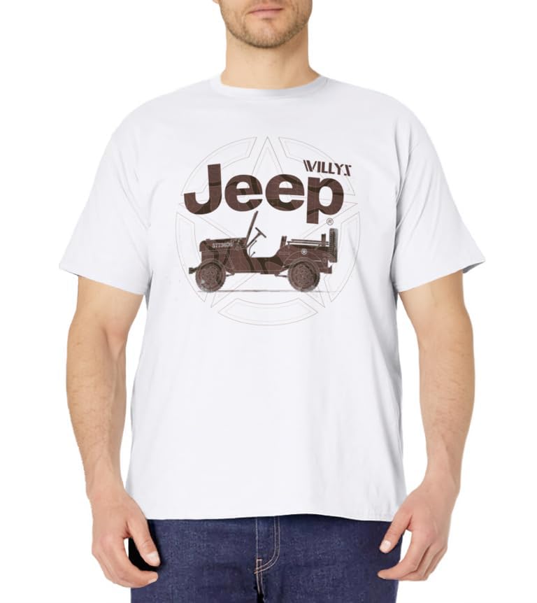 Jeep Willys Vintage Star T-Shirt