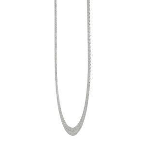 Silpada 'Herringbone Circle' Chain Necklace in Sterling Silver, 18"+ 2"