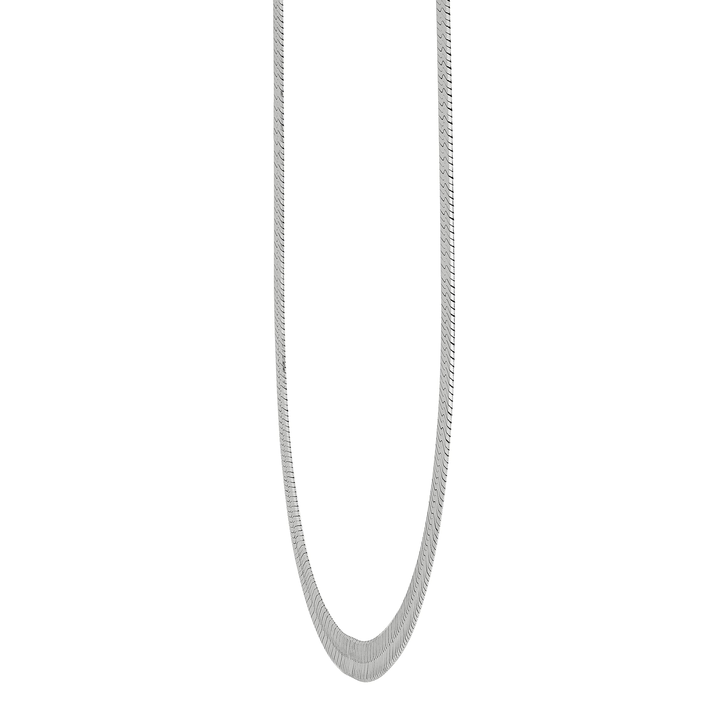 Silpada 'Herringbone Circle' Chain Necklace in Sterling Silver, 18"+ 2"