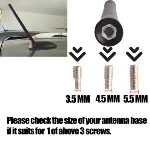 Unikpas Car Antenna compatible for Nissan Versa 2007-16 Sentra 2007-13 Murano 2003-17 Rogue 2008-16 Altima 2006-11 Car Roof Replace Radio 7 inch Antenna Mast 28215-8H700