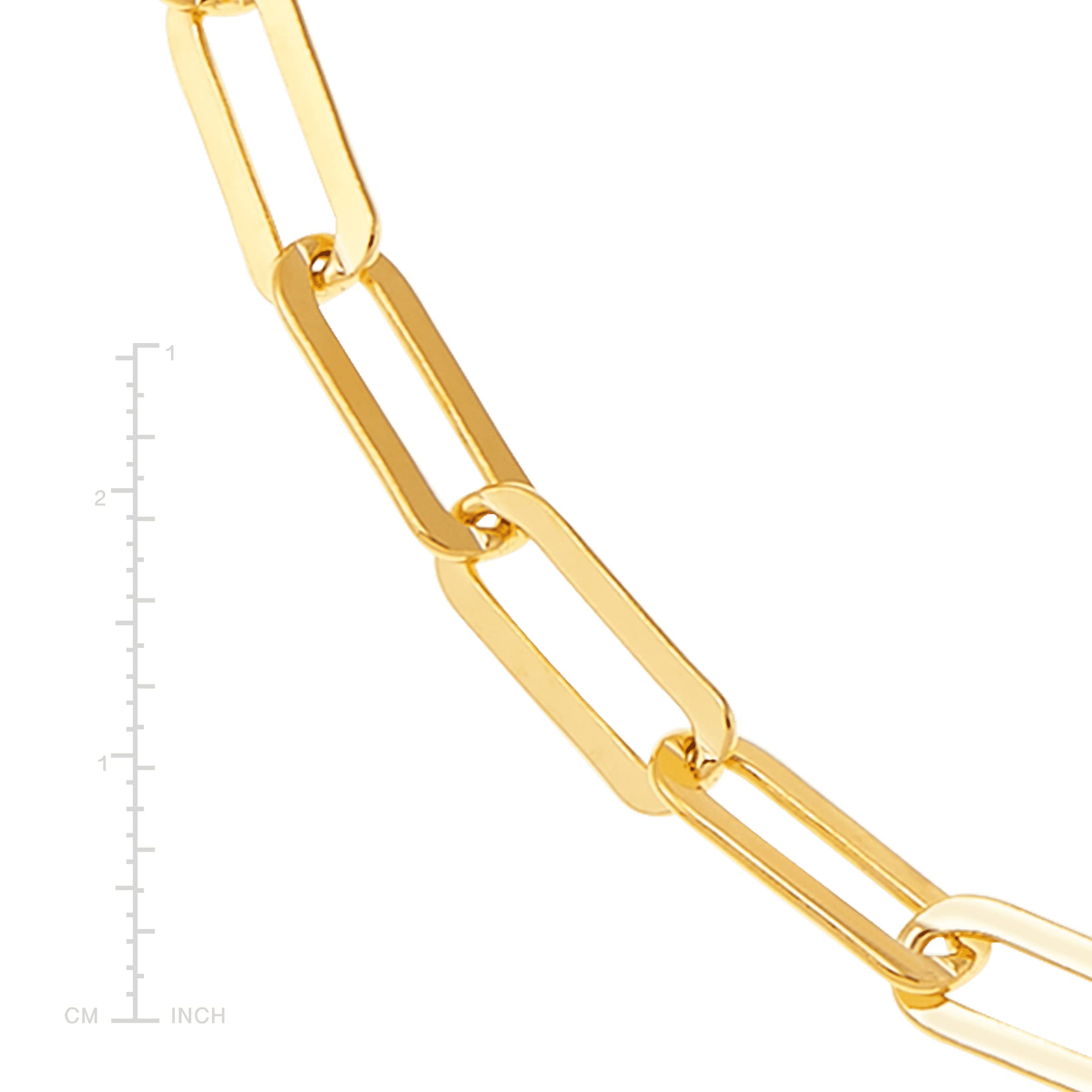 Silpada 'Golden Paperclip' Chain Necklace in 14K Gold Plated Sterling Silver