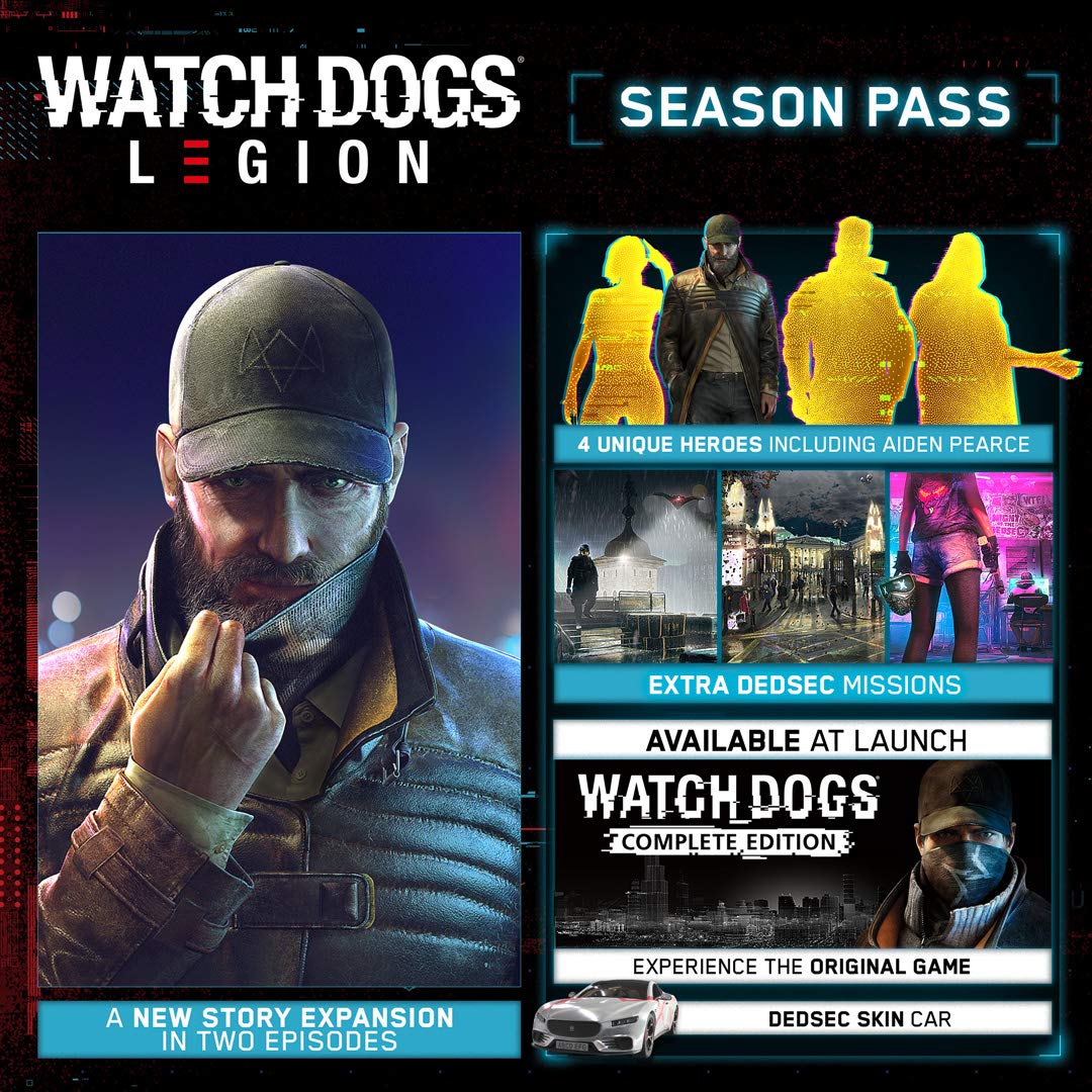 Watch Dogs: Legion Season Pass - Xbox Series X|S, Xbox One [Digital Code]