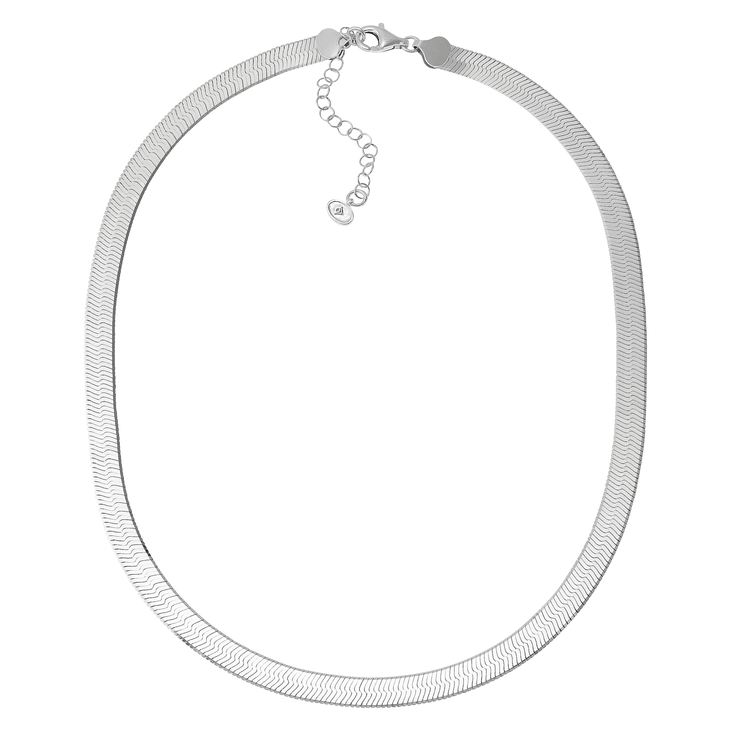 Silpada 'Herringbone Circle' Chain Necklace in Sterling Silver, 18"+ 2"