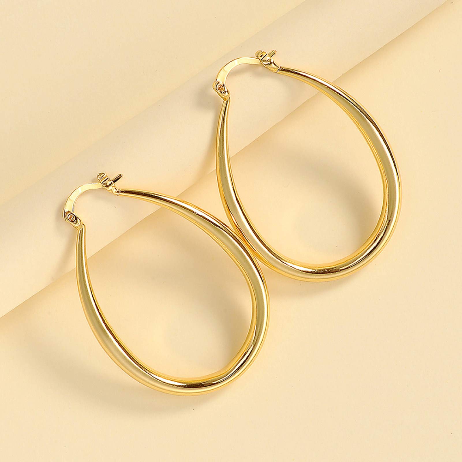 Aland Fashion Women's Ear Cuff Wrap Jewelry Silver Plate U Shape Hoop Dangle Earrings Gift