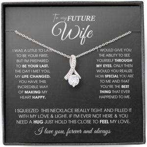 fa gifts to my future wife necklace future wife gifts alluring beauty necklace with message card and gift box future wife gifts fiancee gifts (alluring beauty necklace)