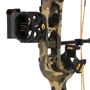 Bear Archery Legit Compound Bow, Right Hand, 14"-30" Draw Length, 10-70 lbs Draw Weight, Fred Bear