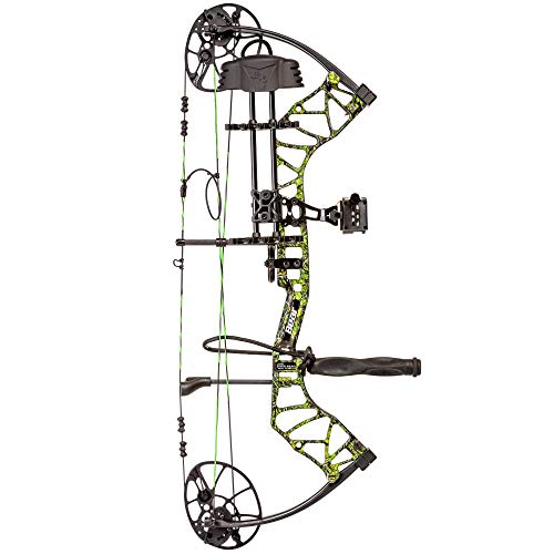 Bear Archery Legit Ready to Hunt Compound Bow Package for Adults & Youth, Right Hand, Toxic