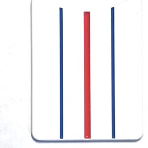 Golf Ball Marker (Triple Track) (Red and Blue, 2 Pack)