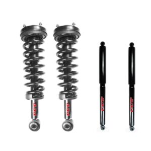 fcs front struts and springs rear shocks kit for ford f-150 lincoln mark lt rwd