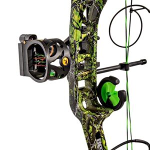 Bear Archery Legit Ready to Hunt Compound Bow Package for Adults & Youth, Right Hand, Toxic