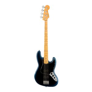 fender american professional ii jazz bass, dark night, maple fingerboard