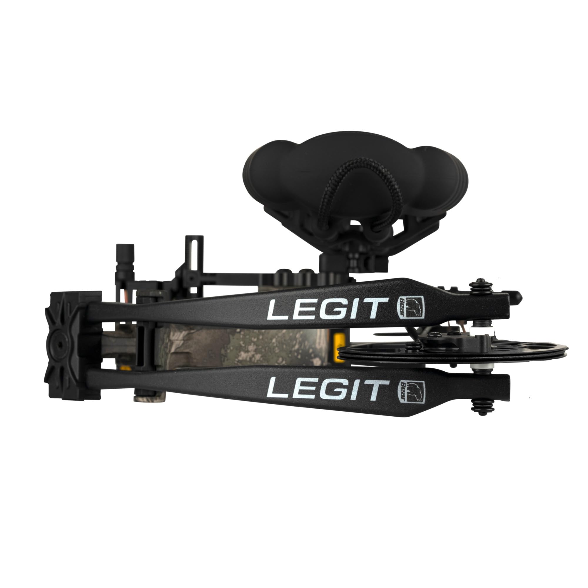 Bear Archery Legit Ready to Hunt Extra Compound Bow Package for Adults & Youth, Right Hand, True Timber Strata