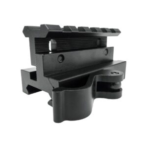 Monstrum P330 Marksman 3X Prism Scope | RM5-AH Adjustable Height Riser Mount with Quick Release | Bundle