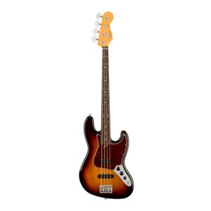 fender american professional ii jazz bass, 3-color sunburst, rosewood fingerboard