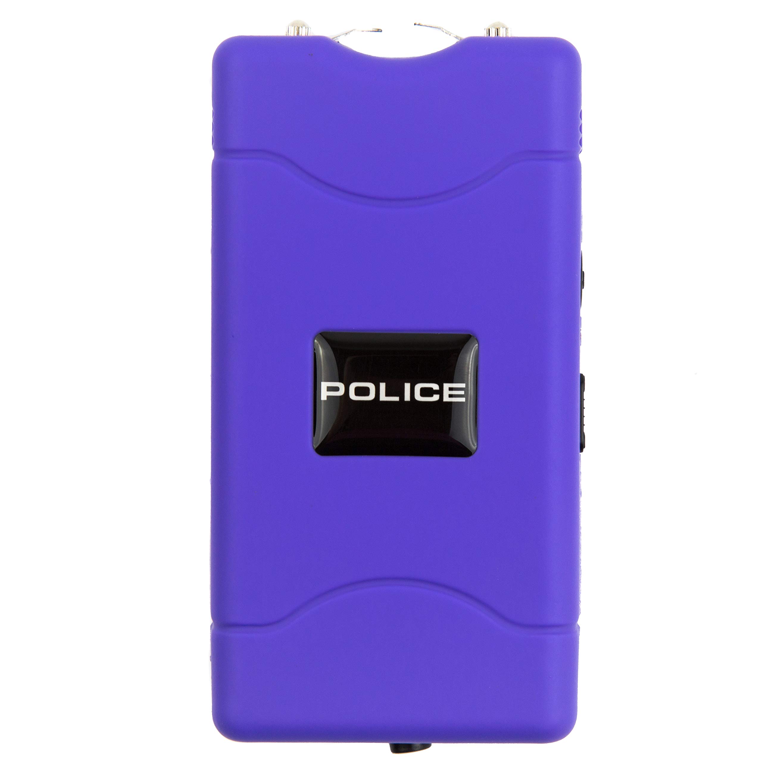 POLICE 800 Mini Stun Gun with LED Flashlight, Purple