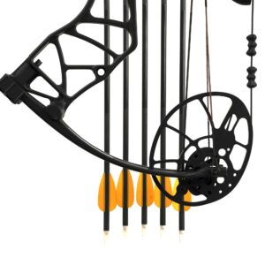 Bear Archery Legit Ready to Hunt Extra Compound Bow Package for Adults & Youth, Right Hand, Shadow