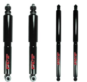 fcs front & rear shock absorber kit for ford f-150 heritage 4wd 1997-2004