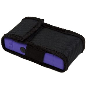 POLICE 800 Mini Stun Gun with LED Flashlight, Purple