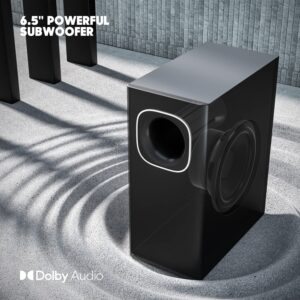 PHEANOO Sound Bar with 【Dolby】, 2.1 CH TV Soundbar with Subwoofer Works with 4K&HD TVs (D2, 200W)