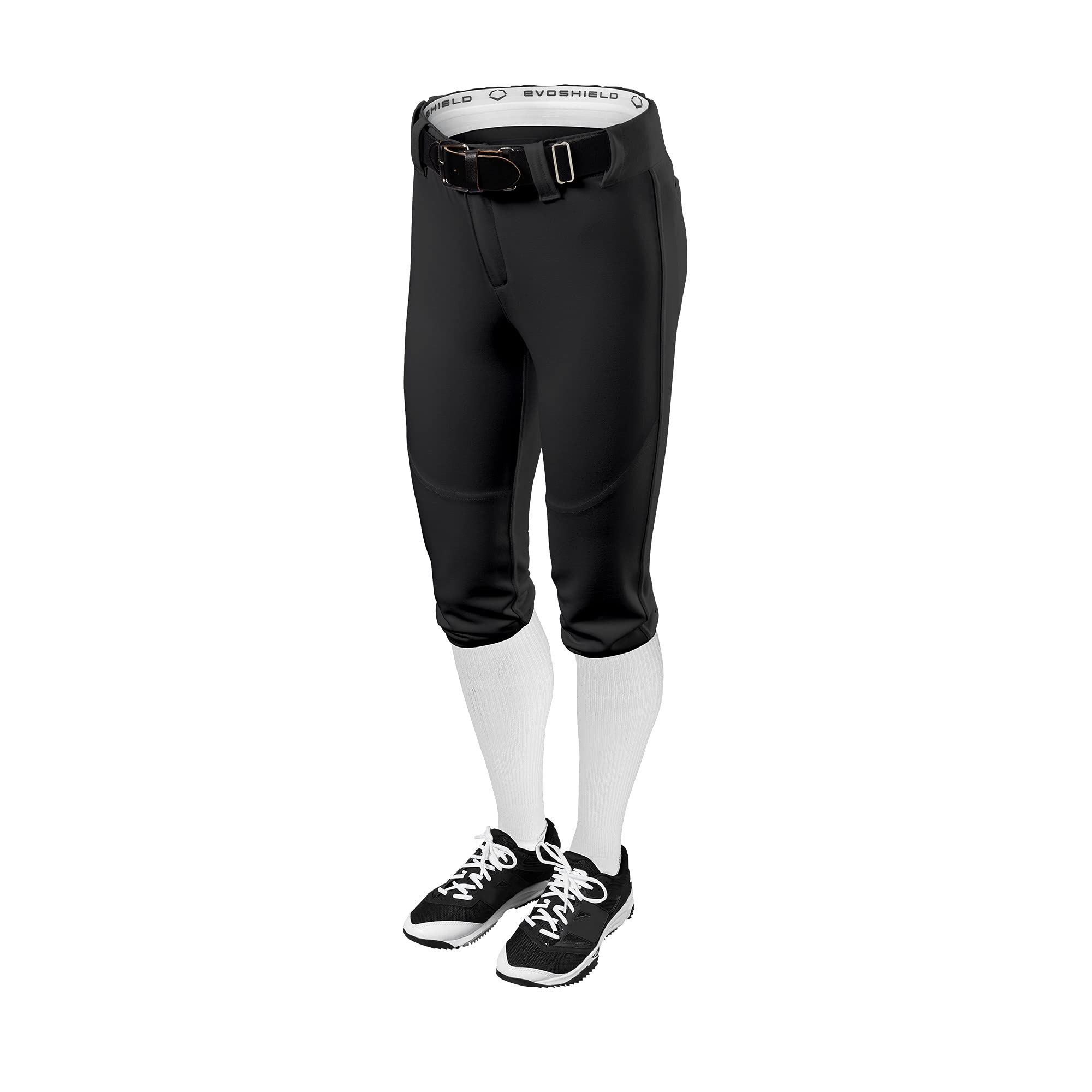 EvoShield girls Evoshield Girl's Fx Low Rise - Black Pants, Black, Medium US