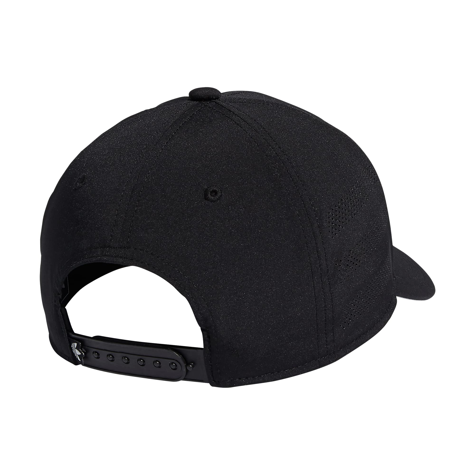 adidas Originals Men's Beacon Structured Precurve Snapback Cap, Black/White, One Size